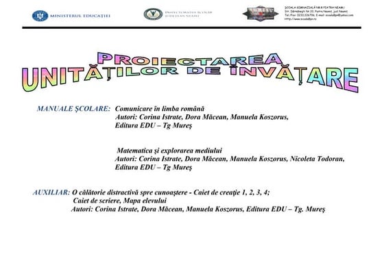 Planificare integrata 2023-2024 CLASA 1.doc