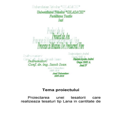 Proiect iacob apostu andrei | DOC