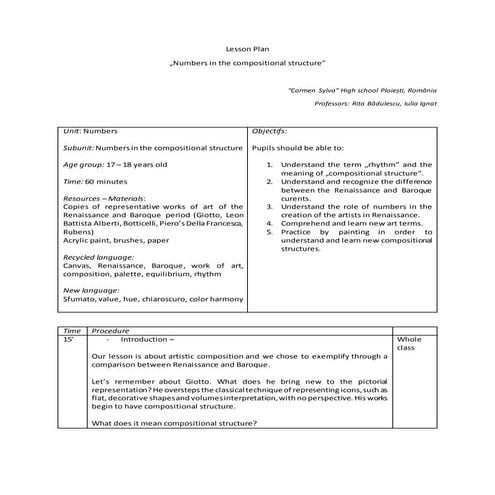 Numbers In The Compositional Structure Pdf