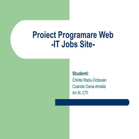 Proiect programare web | PPS