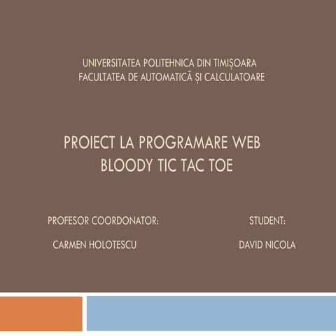 Proiect pw | PPT