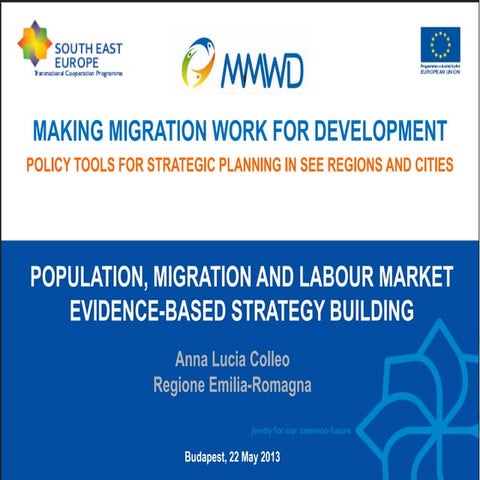 SEE Project "Making migration work for development"/Proiectul SEE ...