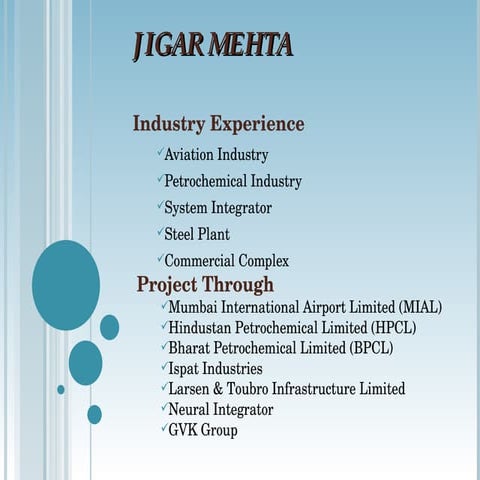 Jigar Mehta | PPT