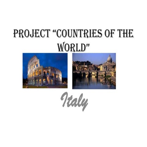 Project"Coutries of the World" | PPTX