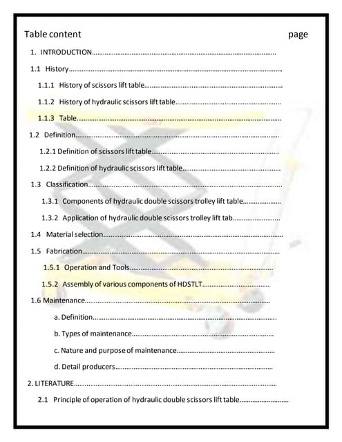 Table of contents | PDF