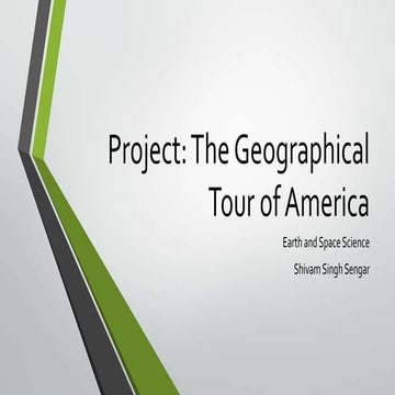 Geographical Tour of USA | PPT