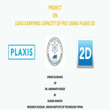 load carrying capacity of pile foundation | PPTX