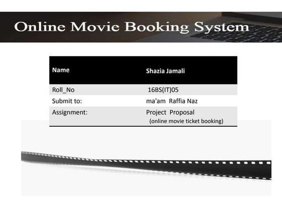Online movie ticket booking system | PPT