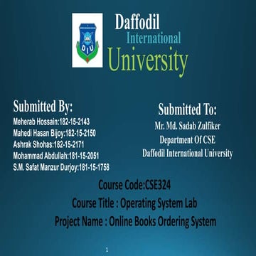 Operating System Lab Project Pptx Computing Technology And Computing 0172