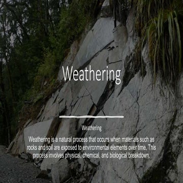 Weathering | PPTX