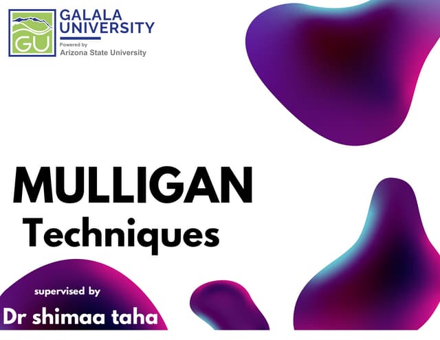 MULLIGAN CONCEPT AND MOBILIZATION OF SPINE | PPT