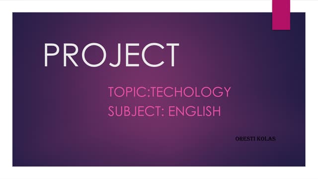 The Impact of Technology on Society.pptx | Technology Industry | Industries
