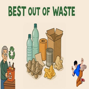Project - Best out of waste - Environmental | PPTX