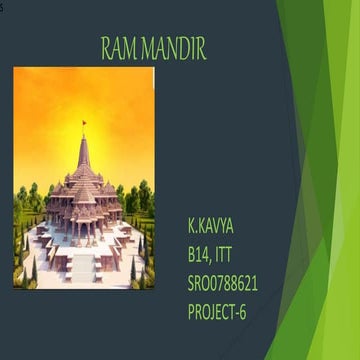 PROJECT-6.pptx AYODHYA RAM MANDIR POWERPOINT PRESENTATION | PPTX