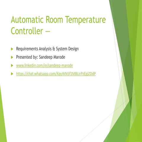 Project- Automatic Temp Controller on VLSI | PDF