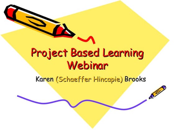 Project based learning | PPT