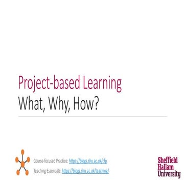 Project-based Learning | PPTX