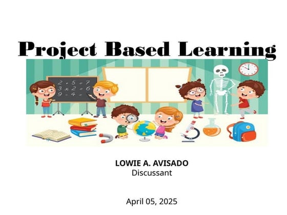 Project based learning | PPTX