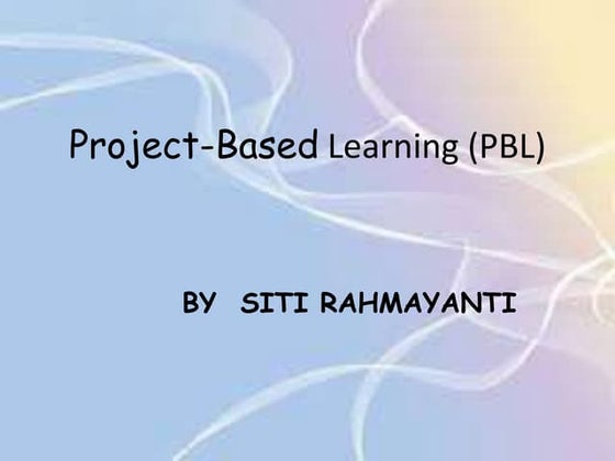 Problem based learning vs Project based learning | PPTX