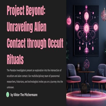 Project Beyond Unraveling Alien Contact-through Occult Rituals by ...
