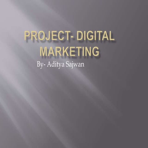 Digital Marketing | PPT