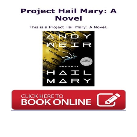 Čitati [knjige] Project Hail Mary: A Novel | PDF | Publishing Industry ...