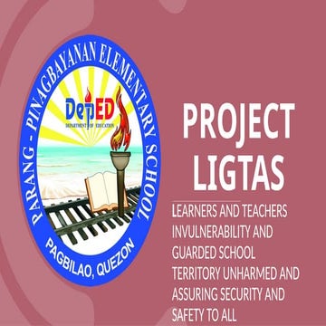 PROJECT-LIGTAS2.pptx Disaster Risk Reduction Management | PPTX
