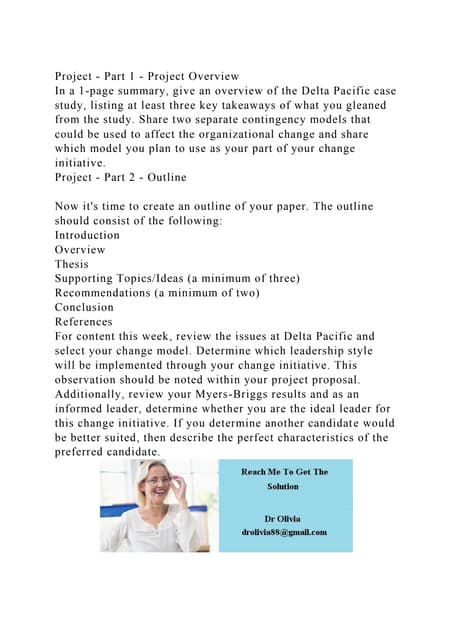 Project - Part 1 - Project OverviewIn a 1-page summary, give an ov.docx Project - Part 1 - Project OverviewIn a 1-page summary, give an ov.docx