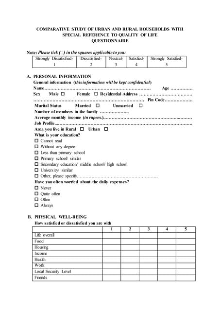 Questionnaire for women entrepeneur | DOC