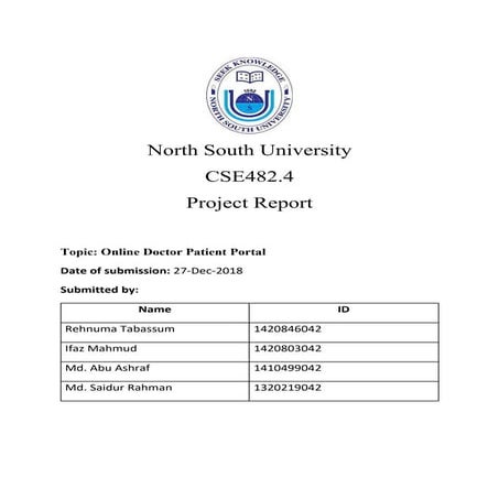 Project report-482 | PDF