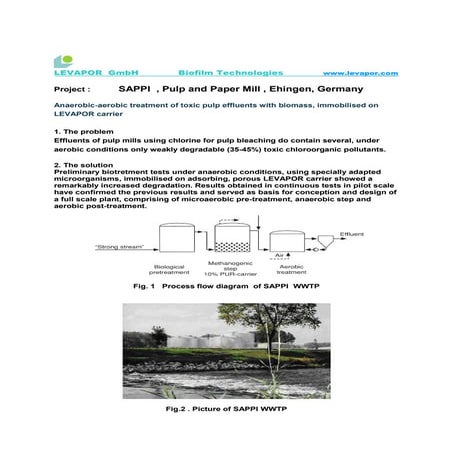 Pulp and Paper Mill Effluent , Anaerobic-Aerobic Treatment | PDF