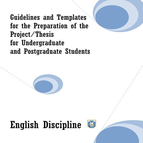Project-Thesis-Guidelines | PDF | Postgraduate Education | College ...