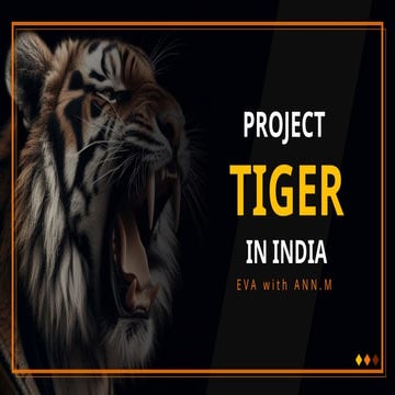 Project Tiger In India Animated Final Pptx