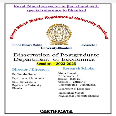 BINOD BIHARI MAHTO KOYLANCHAL UNIVERSITY | DOCX