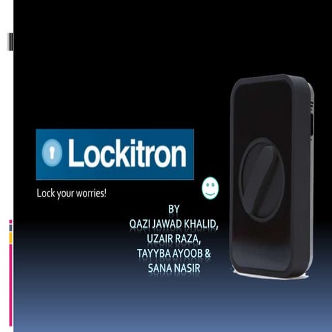 Relating to IT & marketing Lockitron | PPTX