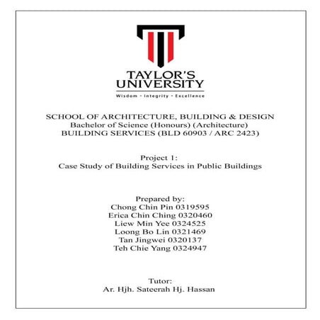 Case Study of Building Service in Public buildings | PDF