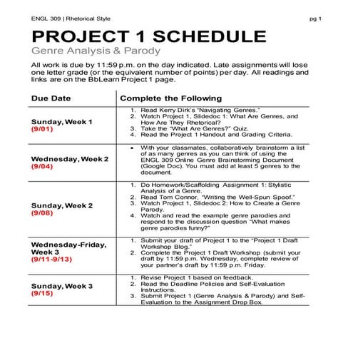 Team schedule media | PDF