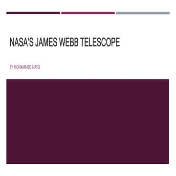 James Web Space Telescope | PPTX