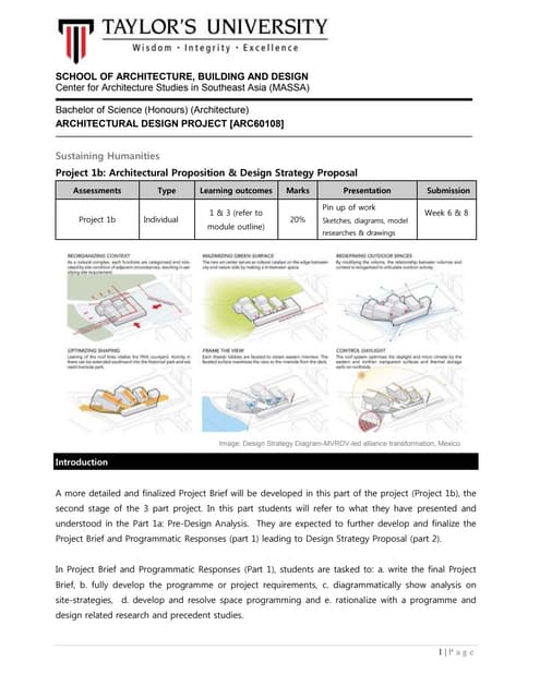 SEM 6 : STUDIO PROJECT 1C | PDF