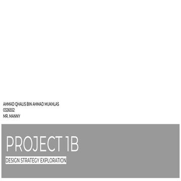 Project 1b Report - Ahmad Qhalis | PDF | Malls & Shopping Centers ...