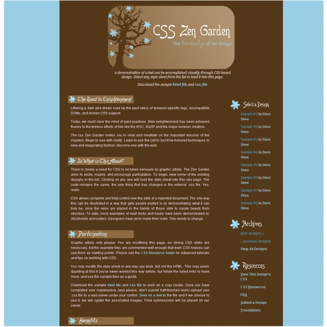 CSS Zen Garden | PDF