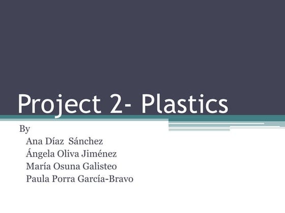 Lesson3 plastics | PPT