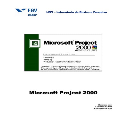 Project 2000 Treinamento | PDF