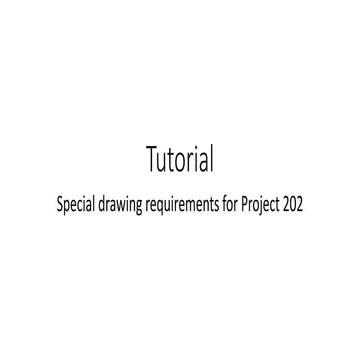 Project 202 special instruction | PPT