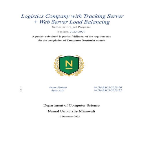 PROJECT 20 PROPOSAL.pdf • Key Features: Layer 3 routing enabled, SVIs ...