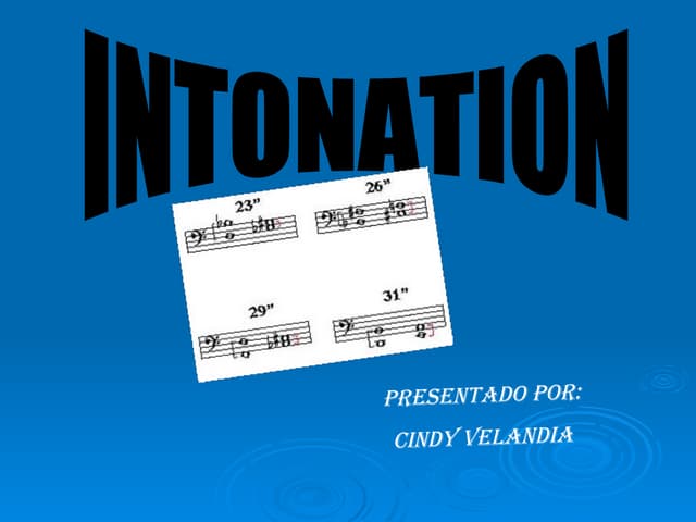 Intonation and its types rules | PPTX