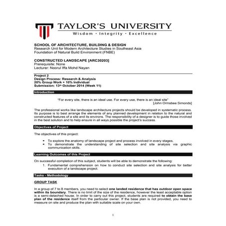 Project 2 design process research analysis | PDF