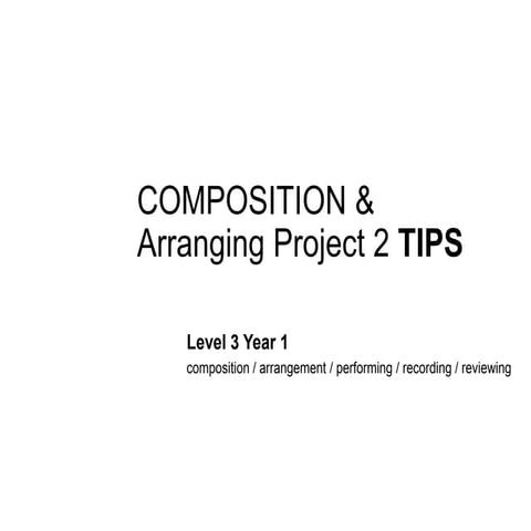 PROJECT2 GETTING STARTED.ppt