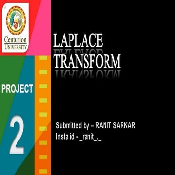 PROPERTIES OF LAPLACE TRANSFORM part 2 | PPT