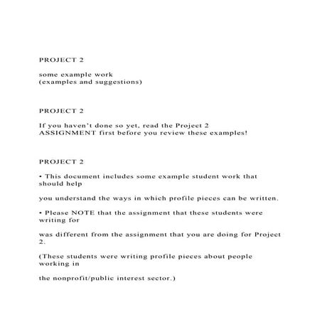 PROJECT 2some example work(examples and suggestions).docx